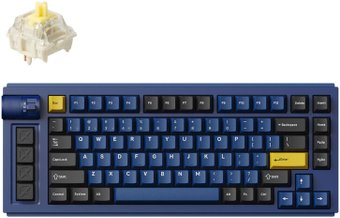 Keychron Lemokey L1 QMK/VIA Navy Blue L1-O4 (Gateron Jupiter Banana ...
