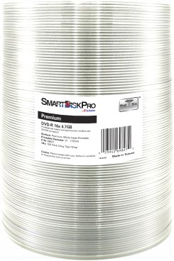 SmartDisk 4.7GB 16x 69827 (100 шт.) DVD-R диск купить в Минске
