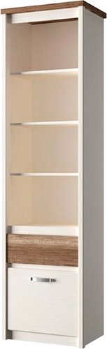 Anrex Provence 1D1S открытый (вудлайн кремовый/дуб каньон) стеллаж купить в Минске