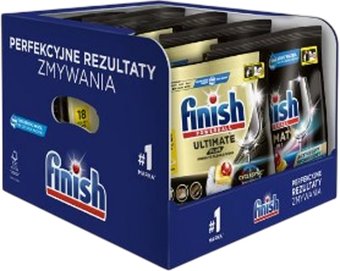 Finish 174 шт Powerball Ultimate Plus AIO с лимоном 18x3 шт + Finish ...
