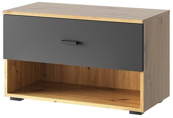 Anrex Rico 1SN (дуб артисан-графит) тумбу купить в Минске