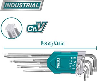 Total THT106392 (9 предметов) набор ключей купить в Минске