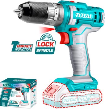Total TIDLI201455 (без АКБ, набор оснастки) ударную дрель-шуруповерт ...