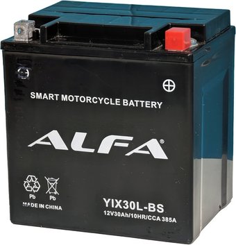 ALFA YIX30L-BS (30 А·ч) мотоциклетный аккумулятор купить в Минске