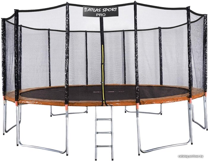 Atlas Sport 490 см - 16ft Pro (оранжевый) батут купить в Минске