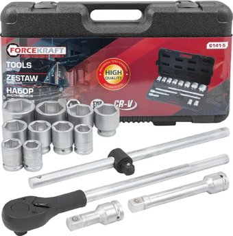 ForceKraft FK-6141-5 (64493) универсальный набор инструментов купить в Минске