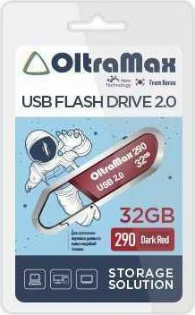 OltraMax 290 32GB (красный) USB Flash купить в Минске