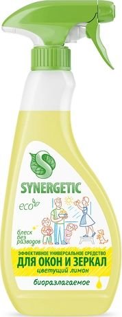 Synergetic Цветущий лимон 500 мл средство для стекла и зеркал купить в ...