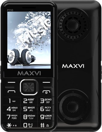 Maxvi P110 (черный) телефон купить в Минске