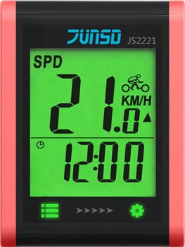 Junsd JS-2221 (красный) велокомпьютер купить в Минске