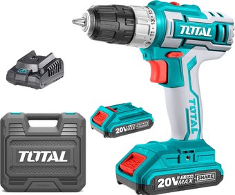 Total TDLI200215 (с 2-мя АКБ, кейс) дрель-шуруповерт купить в Минске