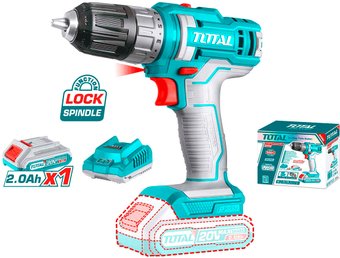 Total TDLI200518 (с 1-м АКБ) дрель-шуруповерт купить в Минске