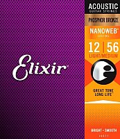 Elixir Strings 16077 12-56 струны для гитары купить в Минске