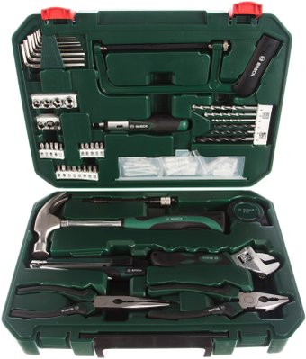 Bosch 2607017394 (111 предметов) набор домашнего мастера купить в Минске