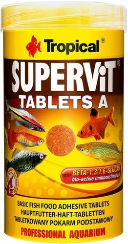 Tropical Supervit Tablets A 340 шт 250 мл сухой корм купить в Минске