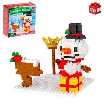 Unicon Новогодние истории. Снеговик 7656579 конструктор купить в Минске