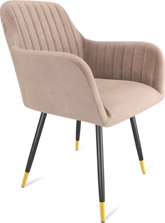 Sheffilton SHT-ST38-1/S95-1 (латте/черный муар/золотой) стул купить в Минске