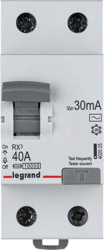 Legrand RХ3 2P 40A 30mA 10kA 2M тип АС 402025 устройство защитного ...