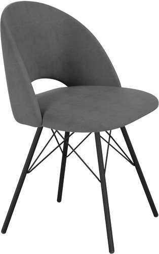 Sheffilton SHT-ST34/S37-1 (платиново-серый/черный муар) стул купить в Минске