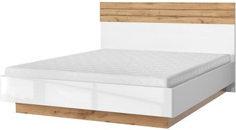 Anrex Taurus 160 с ПМ 160x200 (дуб вотан/белый) кровать купить в Минске